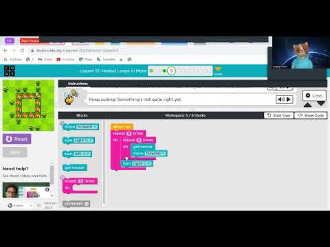 Bee Coding Tutorial: Looping & Nectar Collection with Step-by-Step ...