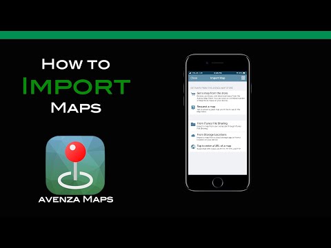 How can I import shapefiles into Avenza Maps, and are there any specific settings or ...